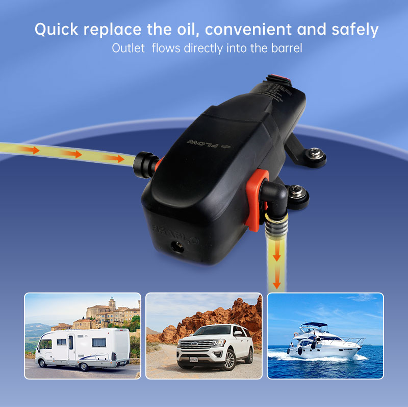 SEAFLO new product DC 12v oil change system 1.5 GPM engine oil change ...