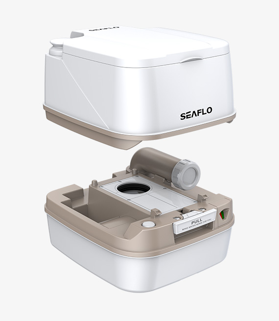 seaflomarinerv - 12L Multifunctional Injection Portable Toilet