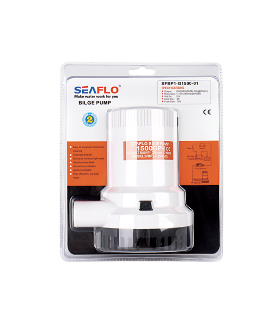 seaflo 01 Series 1500GPH Seaflo Bilge Pump-SEAFLO