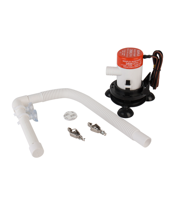 Seaflo 10 Series 350GPH Portable Aerator Kit Livewell Aeration Pump-SEAFLO