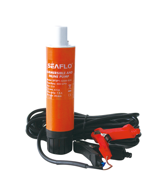 seaflo 500GPH Submersible and Inline Pump mini water pump-SEAFLO