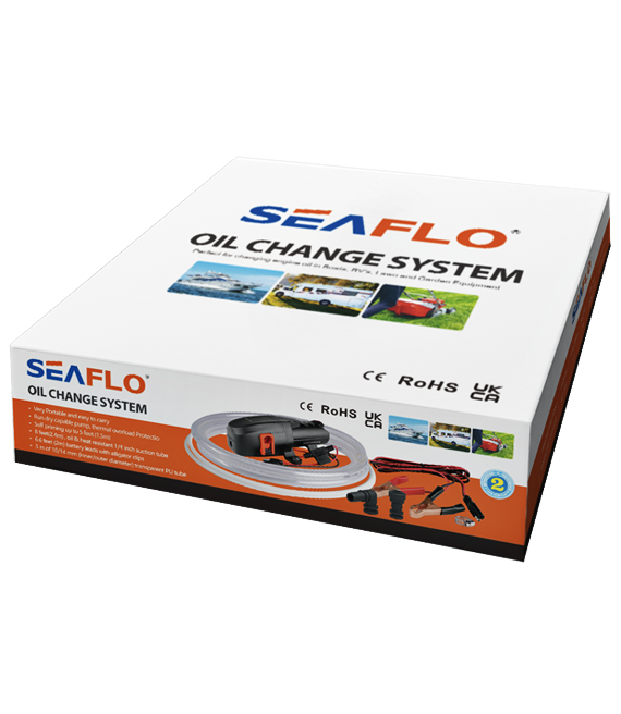 SEAFLO 02 Series 1.5 GPM engine oil change kit DC 12v portable oil ...