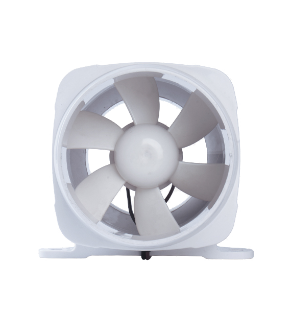 SEAFLO 4″ 270CFM In-Line Bilge Blower Fan 12V low noise fan blower for ...
