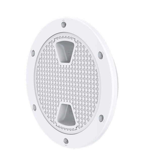 SEAFLO 4" - 8" White Circular Non Slip Inspection Hatch w/Detachable ...