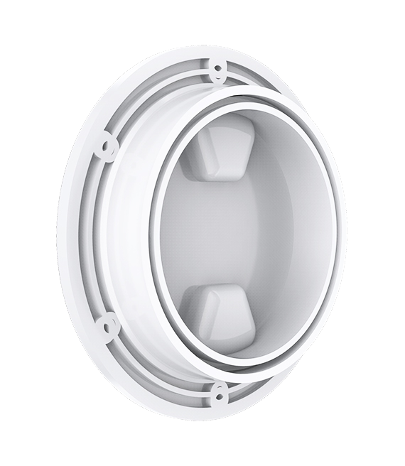 SEAFLO 4" - 8" White Circular Non Slip Inspection Hatch w/Detachable ...