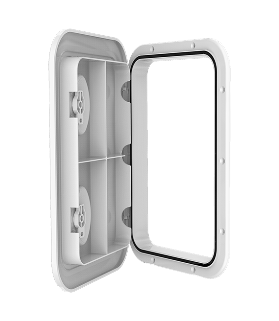 SEAFLO 2 Buttons Access Hatches Square deck cover-SEAFLO