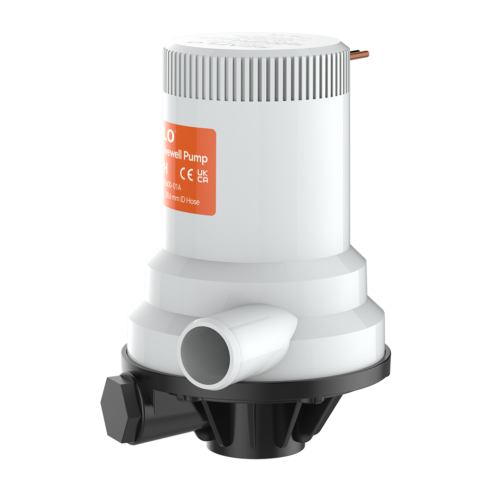 01 series 1600 GPH Dual Port Livewell Pump-SEAFLO